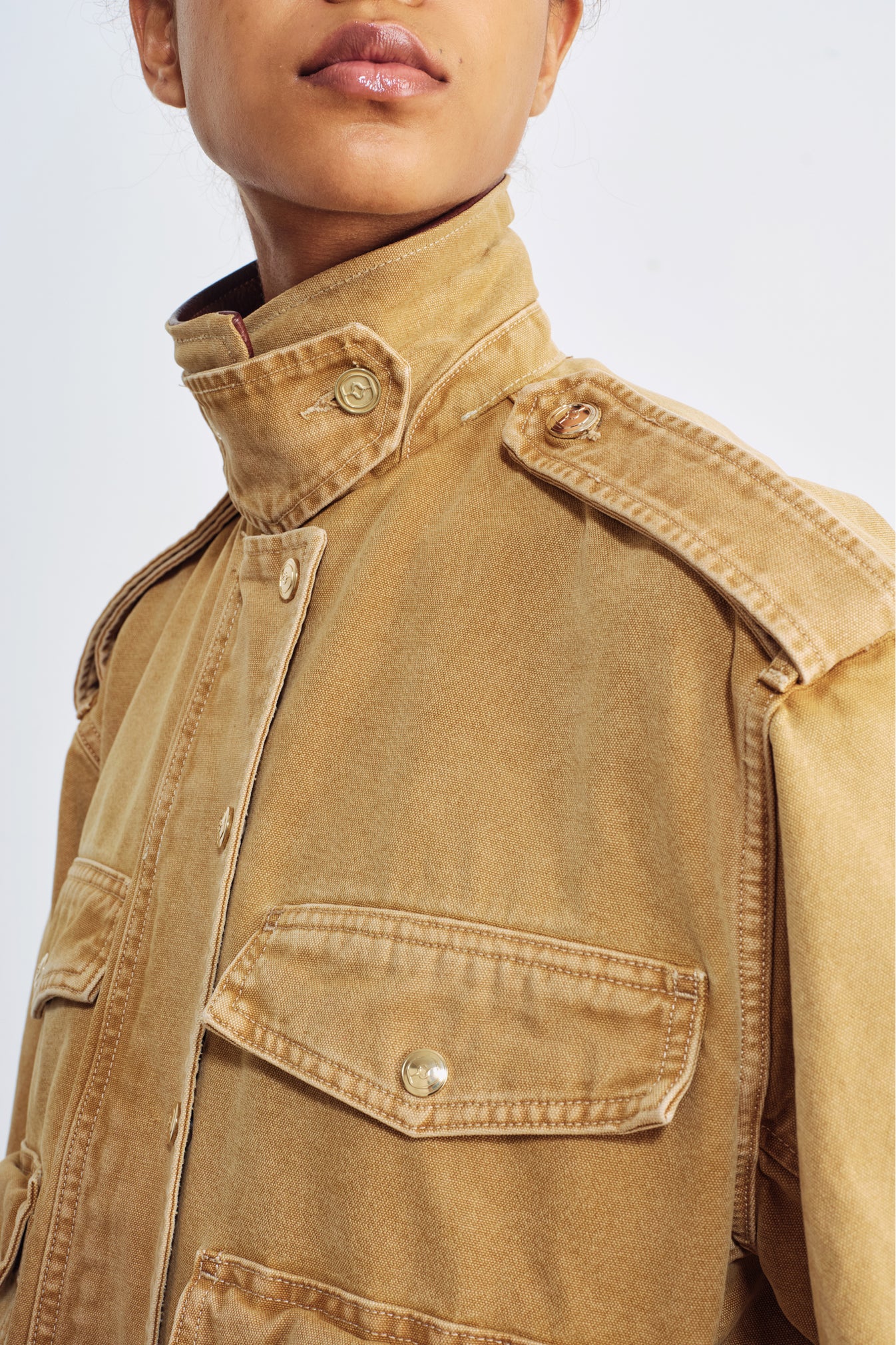 The Henderson Workwear Jacket in Tan Cotton Canvas – RÙADH