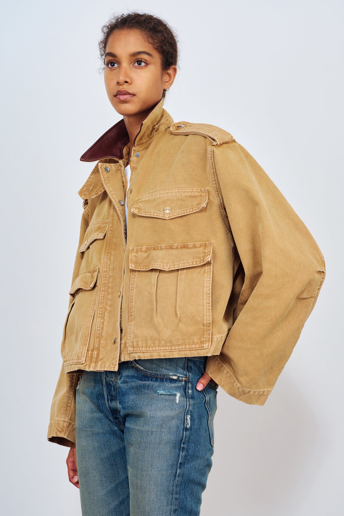 The Henderson Workwear Jacket in Tan Cotton Canvas – RÙADH